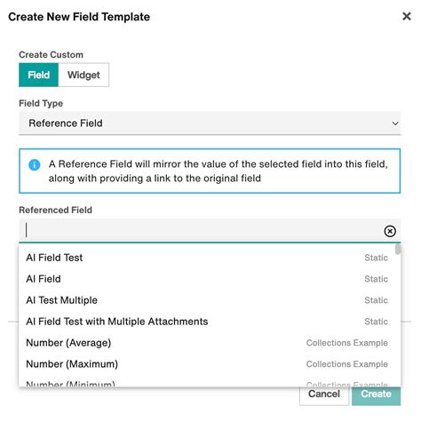 reference fields filevine