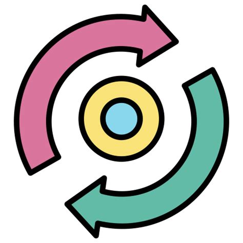 Conversion Generic Outline Color Icon