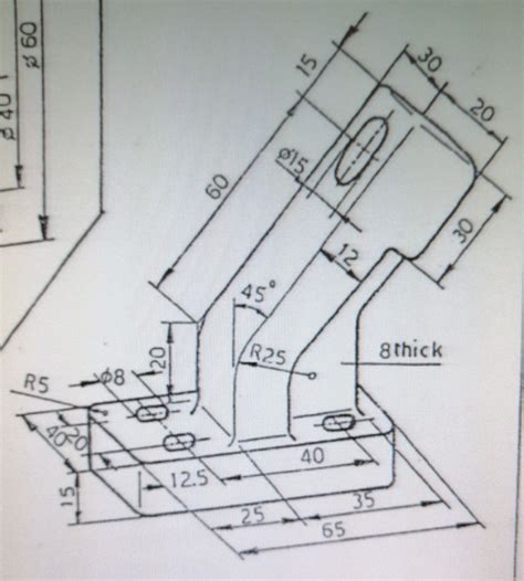 Electrical Device Drawing With Measurements