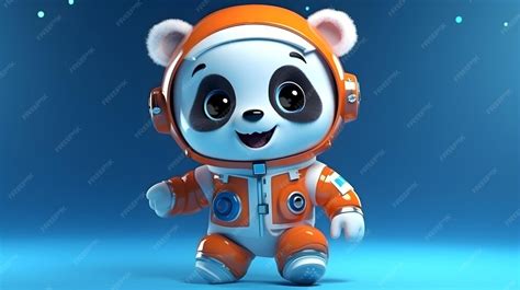 Premium Photo Astropanda The Robotic Panda Astronaut