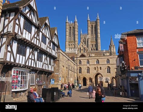 Lincoln Cathedral Towers Church Of The Blessed Virgin Mary Of Lincoln