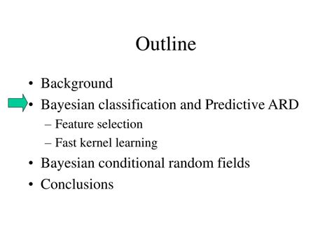 PPT Bayesian Learning For Conditional Models PowerPoint Presentation ID