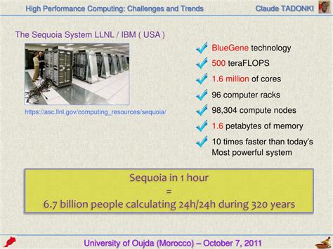 Ppt High Performance Computing Challenges And Trends Powerpoint Presentation Id 5588580
