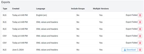 Data Export Failed On All Projects Data Management Kobotoolbox Community Forum