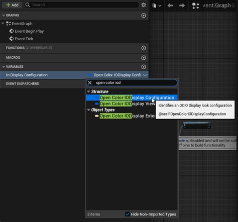 apply color conversion to the level viewport and play in editor with
