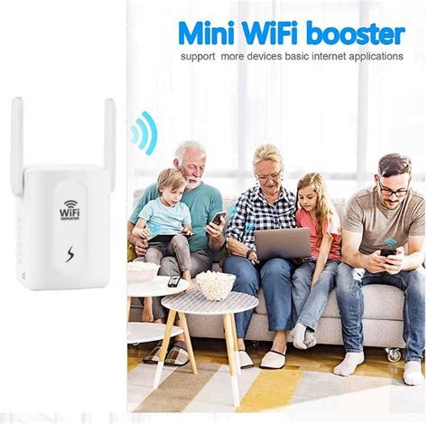 Wi-Fi репітер. Підсилювач сигналу Wi-Fi 2.4 GHz, 300 МБ/с (US Plug ...