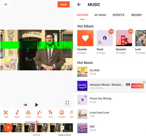 YouCut Video Editor Add Spotify Music To YouCut Tunelf