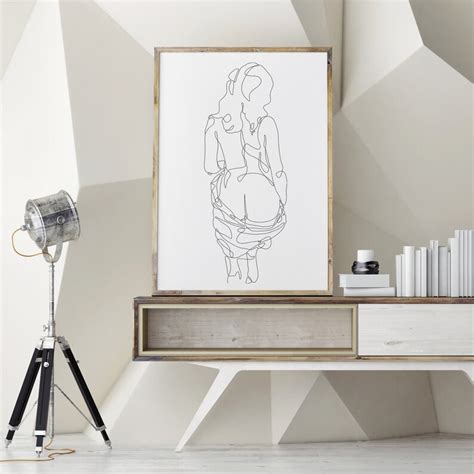 Custom Digital Nude Portrait From Photo Printable Svg Jpeg AI Etsy
