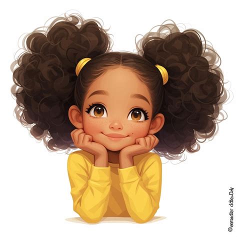 Menina Cabelo Crespo Imagens Download Grátis No Freepik