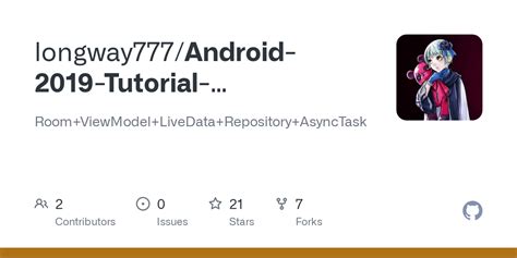 Github Longway Android Tutorial Roombasic Step Room Viewmodel Livedata Repository