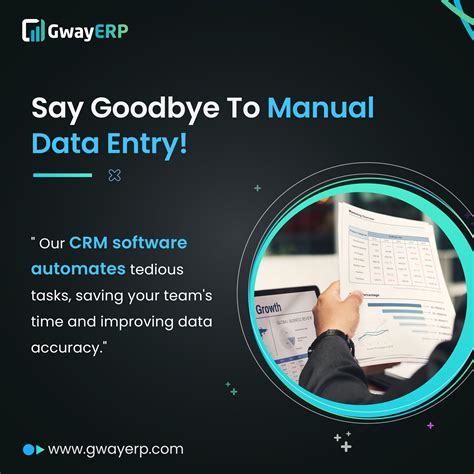 say goodbye to manual data entry