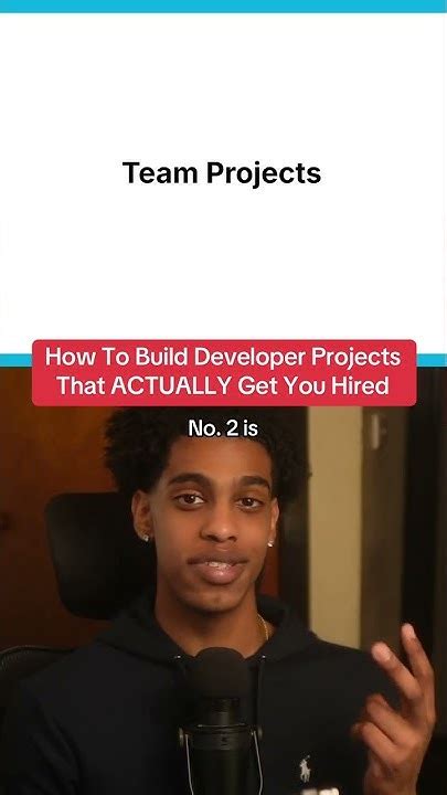 How To Build Developer Projects To Get Hired Youtube