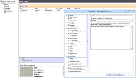 restored vm cannot be attached to scvmm system center virtual machine