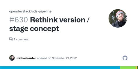 rethink version stage concept · issue 630 · opendevstack ods