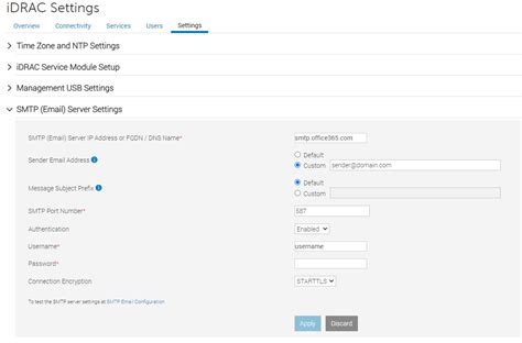 Poweredge How To Configure Idrac9 For Office 365 Dell Uk