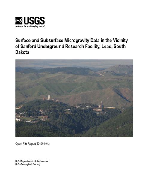 Xls Surface And Subsurface Microgravity Data In The Vicinity Of