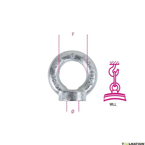 Beta 080429416 Eye Nut Galvanised M16 Ø Mm