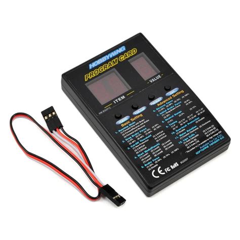 Hobbywing Led Program Card For Boats Cars Trucks And Platinum V1 V2 Series Rc World Malaysia