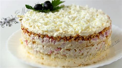 Вкуснейший Салат «Снежная Королева» — Ку-кухня мира