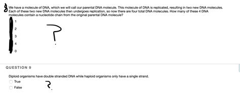 Solved We Have A Molecule Of DNA Which We Will Call Our Chegg