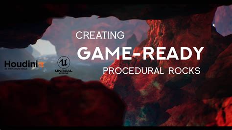 houdini tutorial creating game ready procedural rocks — polycount