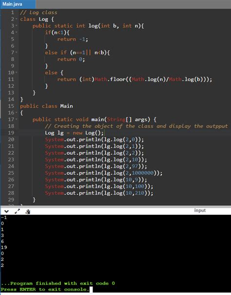 Solved We Have The Following Java Function Log Class