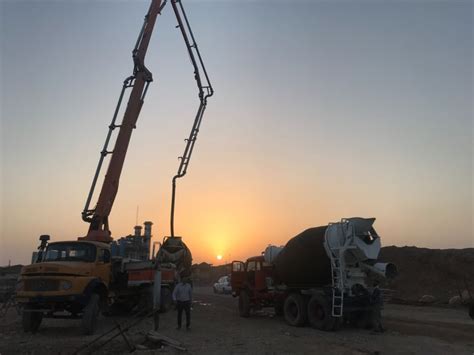 اولین بتن ریزی Tg نیروگاه سیکل ترکیبی اردکان ساعت ۴صبح Amir Reza Farahi