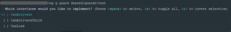 Generate Guard Error Implements List Cannot Be Empty Issue 4058 Ionic Team Ionic Cli
