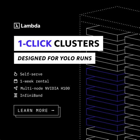Lambda On Linkedin Lambda Gpu Cloud 1 Click Clusters