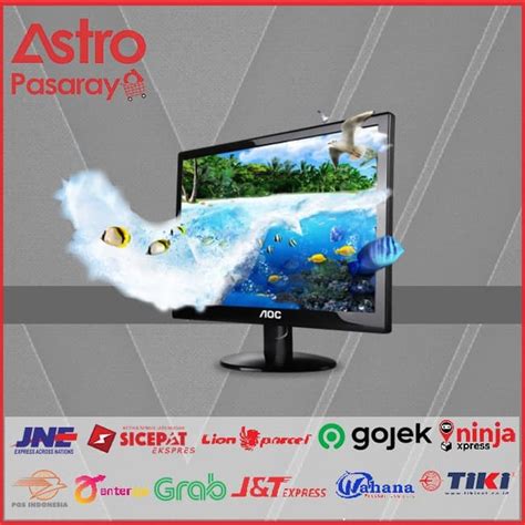 Jual MONITOR LED AOC 16 INCH VGA IN USB POWER Shopee Indonesia