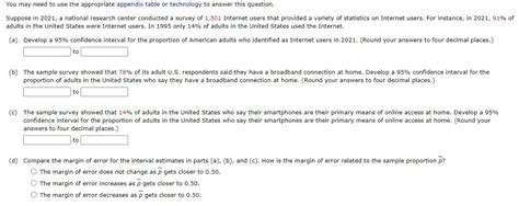 [solved] you may need to use the appropriate appendix tabl