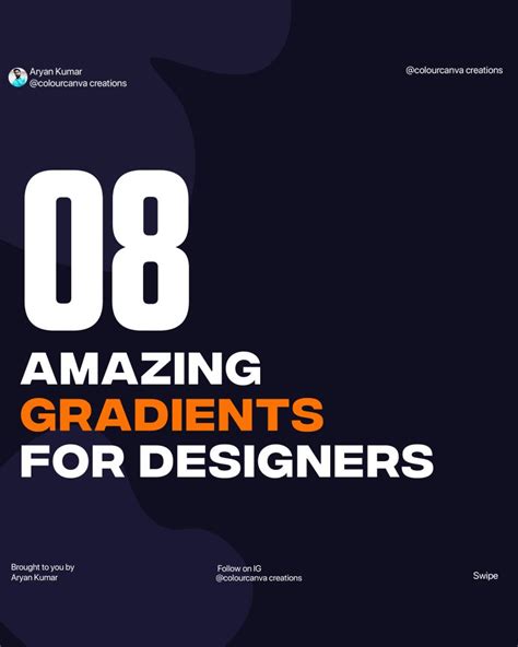 Aryan Kumar On Linkedin Gradient Designs That Pop 🚀🔮 Swipe Left To See A Series Of