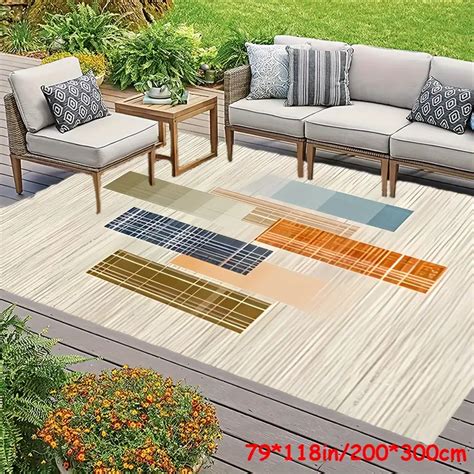 1pc 카펫 바닥 매트 레트로 두껍게 된 러그 실외 매트 빈티지 미끄럼 방지 담요 거실 침실 커피 테이블 야 Temu Republic Of Korea