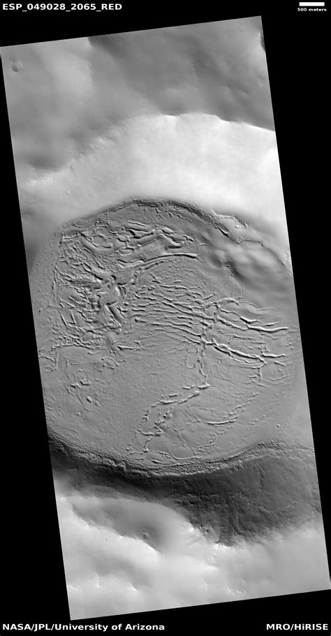 Ice In The Martian Equatorial Region Behind The Black Robert Zimmerman