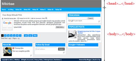 Struktur Dasar Dokumen HTML Mikirbae