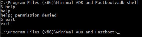 Error Help Permission Denied When Using ADB Android Enthusiasts Stack Exchange