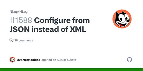 Configure From Json Instead Of Xml · Issue 1588 · Nlognlog · Github