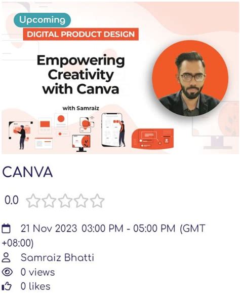 Harjinthar Singh Phd On Linkedin Free 100 Minutes Canva Training Today By Our Trainer Samraiz