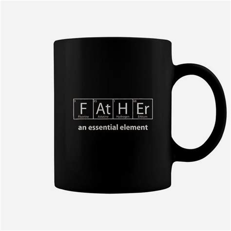 Father An Essential Element Dad Chemistry Science Coffee Mug Seseable