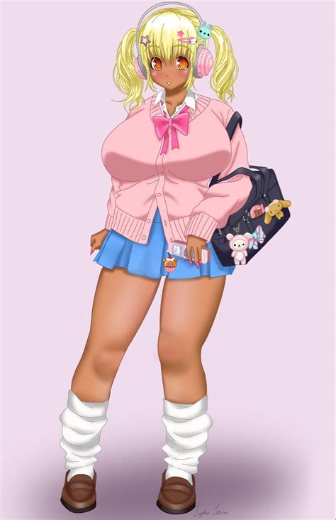 Fashion Fusion Super Pochaco Embraces Kogal Gyaru Style Gyaru Chubby