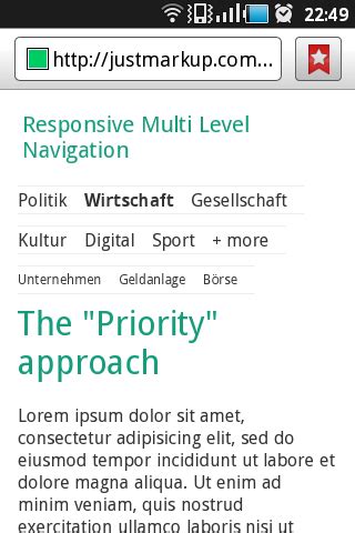 Responsive Multi Level Navigation Lets Try