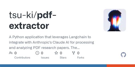 Github Tsu Kipdf Extractor A Python Application That Leverages Langchain To Integrate With