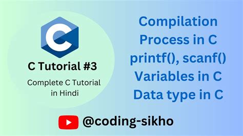 Compilation Process In C Printf Scanf Variables In C Data