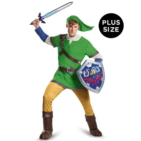 Adult The Legend Of Zelda Link Deluxe Costume Walmart Com