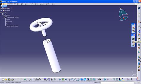 tutorial how to create a revolute joint in catia v5 grabcad tutorials