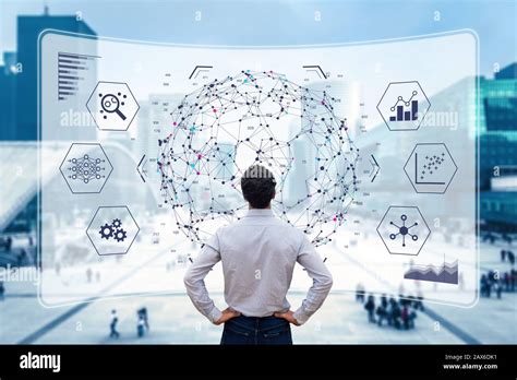 Big Data Analytics Visualization Technology With Scientist Analyzing