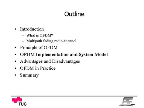 Orthogonal Frequency Division Multiplexing OFDM Concept And SystemModeling