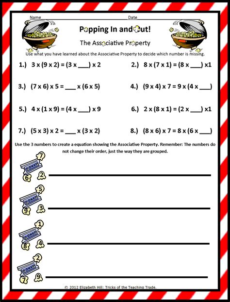 Worksheets On Properties Of Multiplication