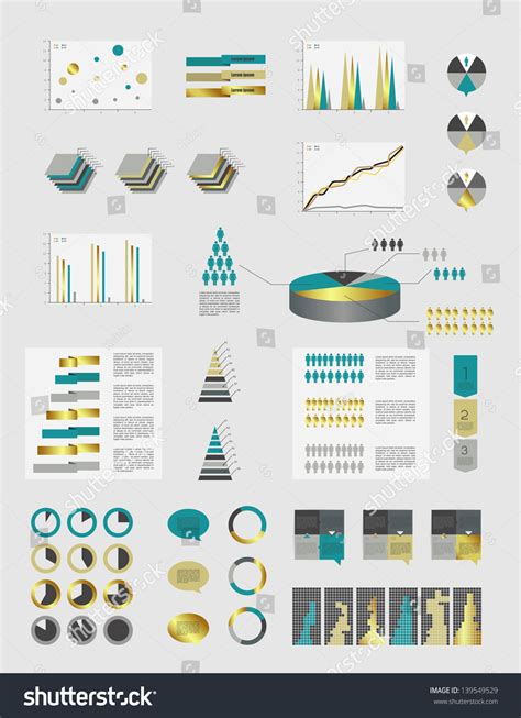 Set Elements Infographics Modern Design Template Stock Vector Royalty Free