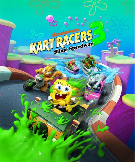 Nickelodeon Kart Racers 3 Slime Speedway Will Arrive Mid October